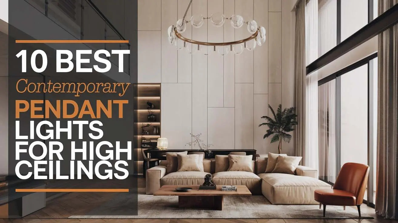 10 Best Contemporary Pendant Lights for High Ceilings – Seus Lighting
