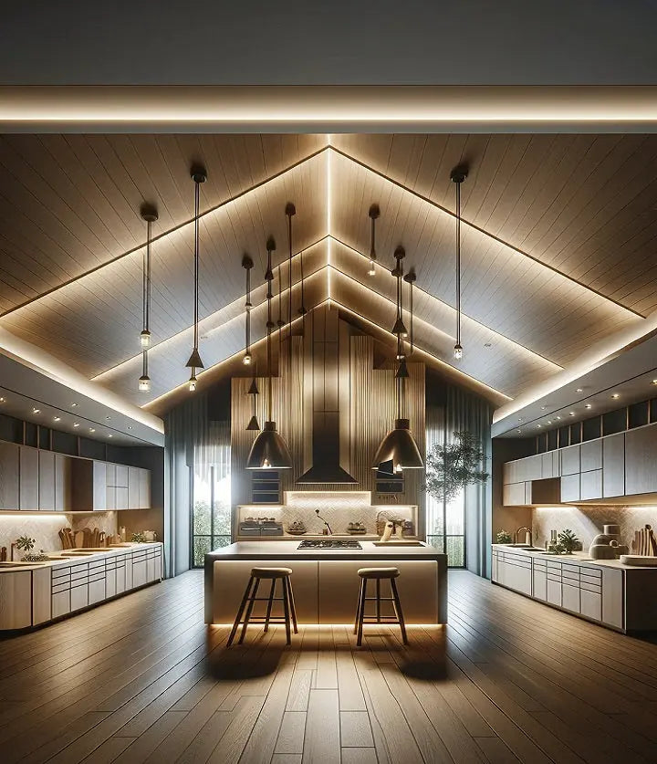 Lighting Solutions for Kitchens with Vaulted Ceilings – Seus Lighting