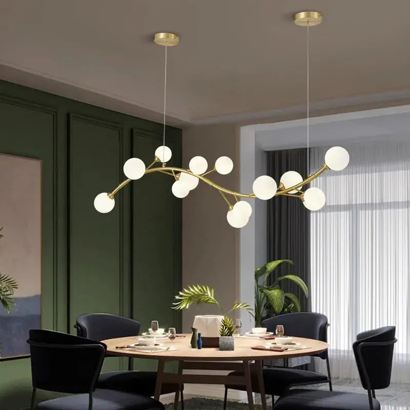 13-Light Gold Tree Branch Pendant Chandelier – Seus Lighting