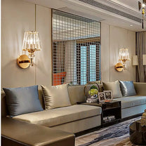 Mavis Wall Lights with Crystals – Seus Lighting