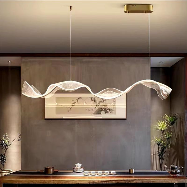 Modern Ocean Wave Pendant Chandelier for Kitchen – Seus Lighting